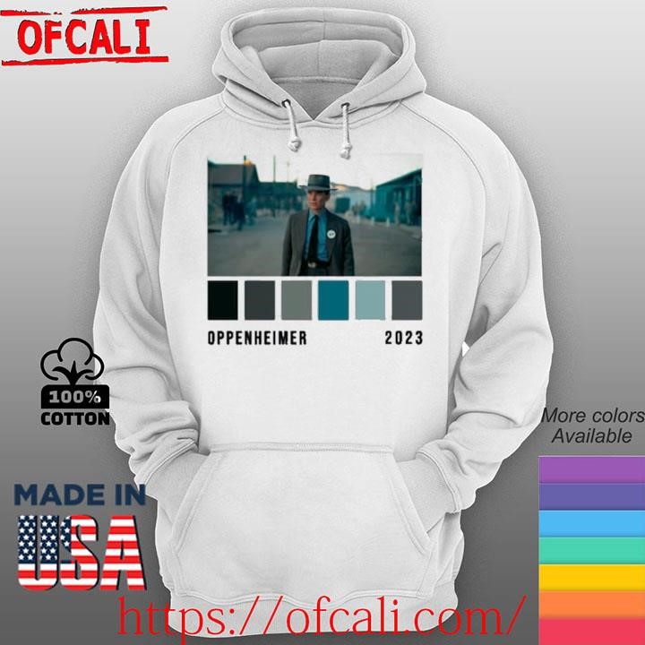 Oppenheimer Color Palette 2023 shirt, hoodie, longsleeve, sweatshirt, v ...
