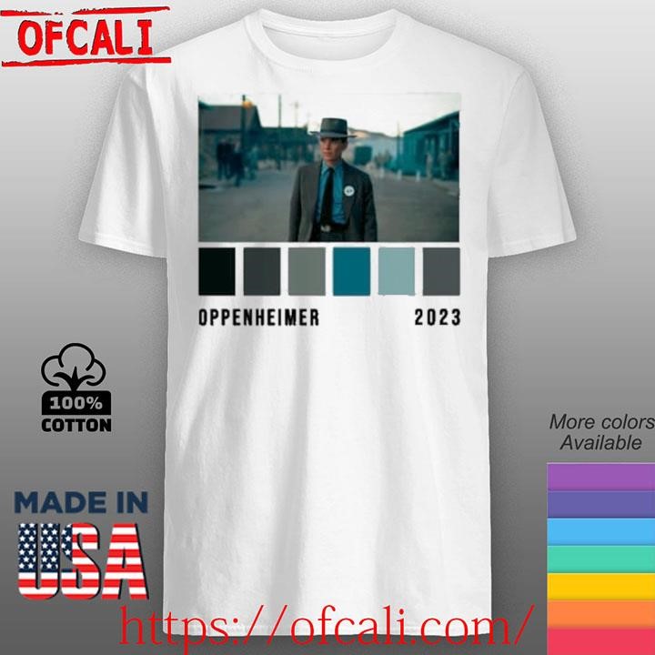 Oppenheimer Color Palette 2023 shirt, hoodie, longsleeve, sweatshirt, v ...