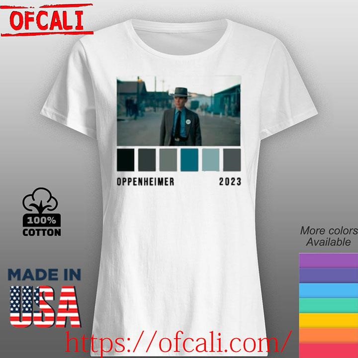 Oppenheimer Color Palette 2023 shirt, hoodie, longsleeve, sweatshirt, v ...