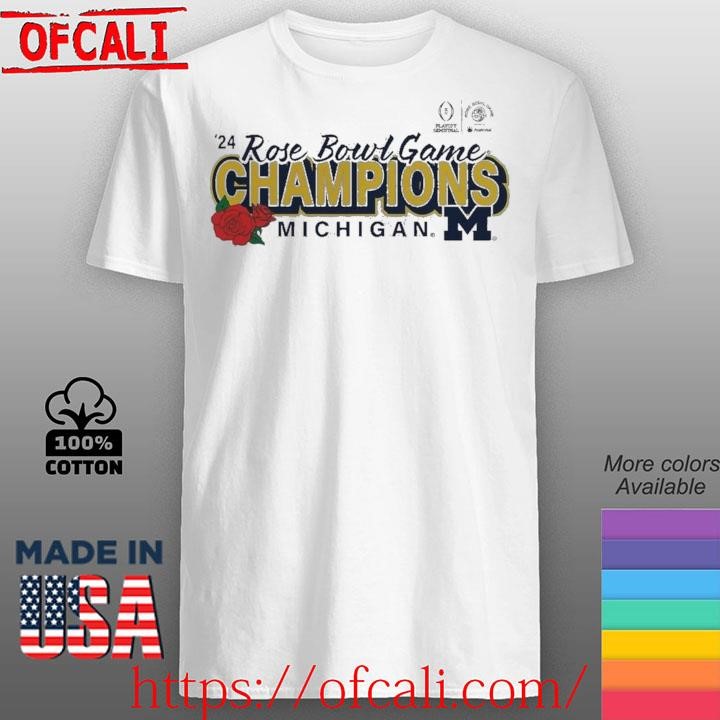 Michigan Wolverines Women's College Football Playoff 2024 Rose Bowl Champions Superior Ability ...