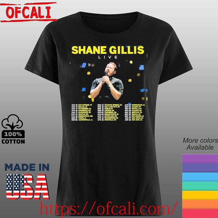 Official Shane Gillis Live Tour 2025 Shirt, hoodie, longsleeve, sweatshirt, v-neck tee
