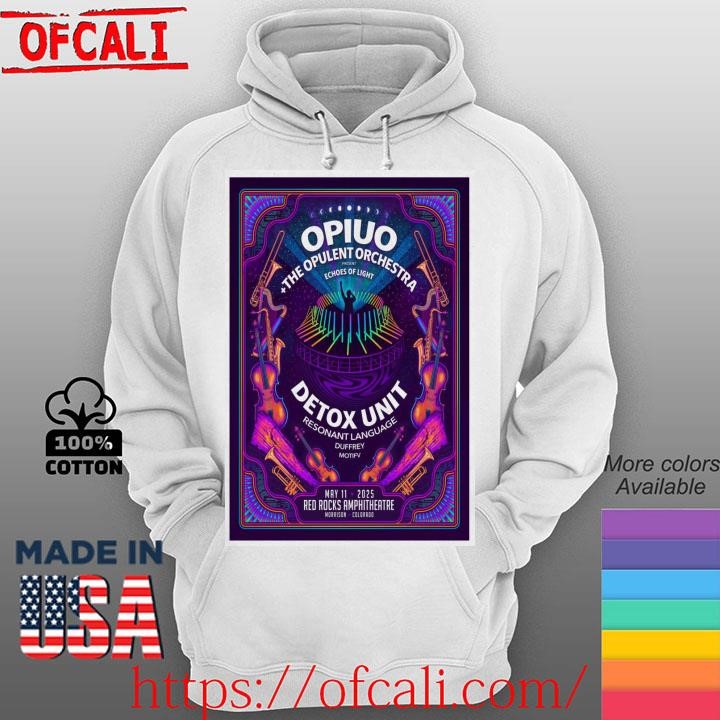 Official Opiuo Red Rocks Amphitheatre May 11 2025 Poster T shirt ...