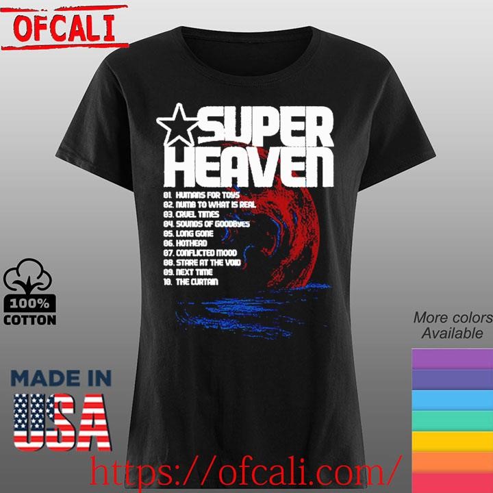 Official Super Heaven Planet II Black Star T-Shirt, hoodie, longsleeve ...