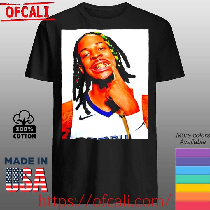 Ja Morant Gold Teeth T-Shirts, hoodie, longsleeve, sweatshirt, v-neck tee