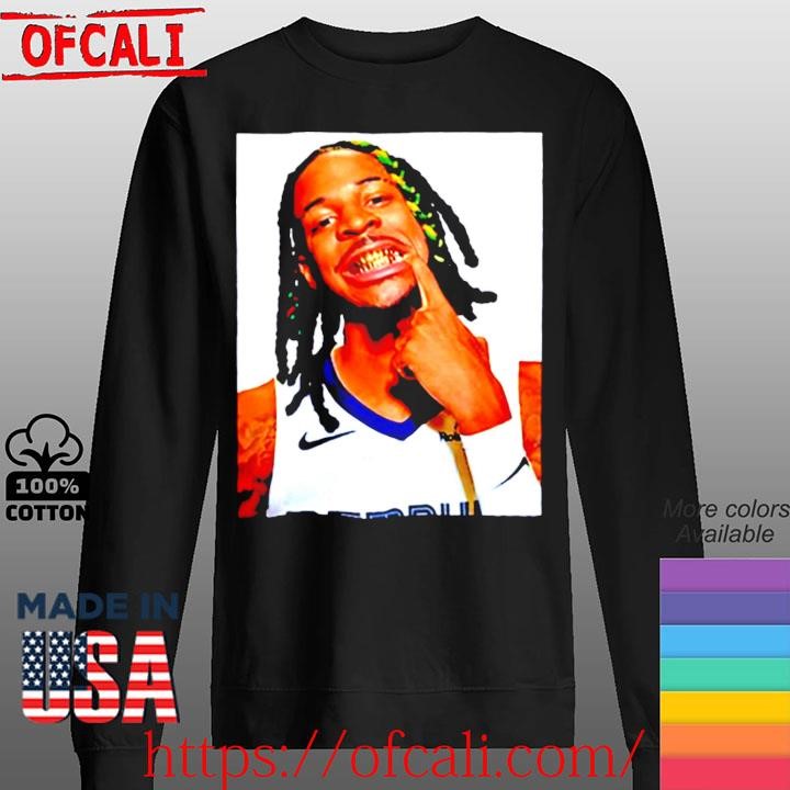 Ja Morant Gold Teeth T-Shirts, hoodie, longsleeve, sweatshirt, v-neck tee