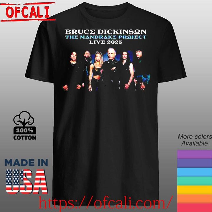 Official Bruce Dickinson The Mandrake Project North American Tour 2025 ...