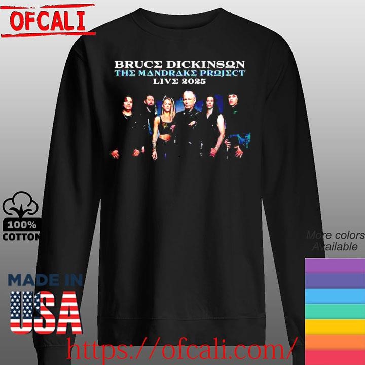 Official Bruce Dickinson The Mandrake Project North American Tour 2025 ...