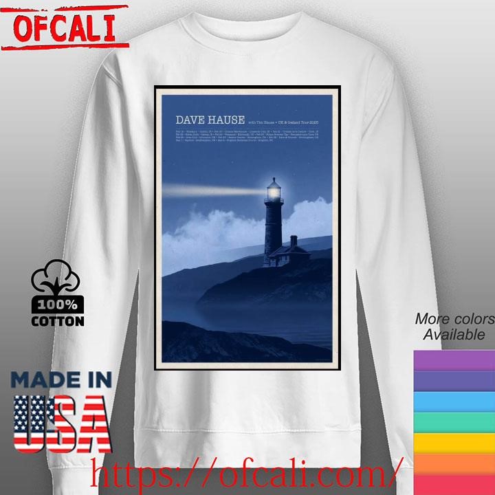 Official Dave Hause UK & Ireland Tour 2025 Poster T-Shirts, hoodie ...