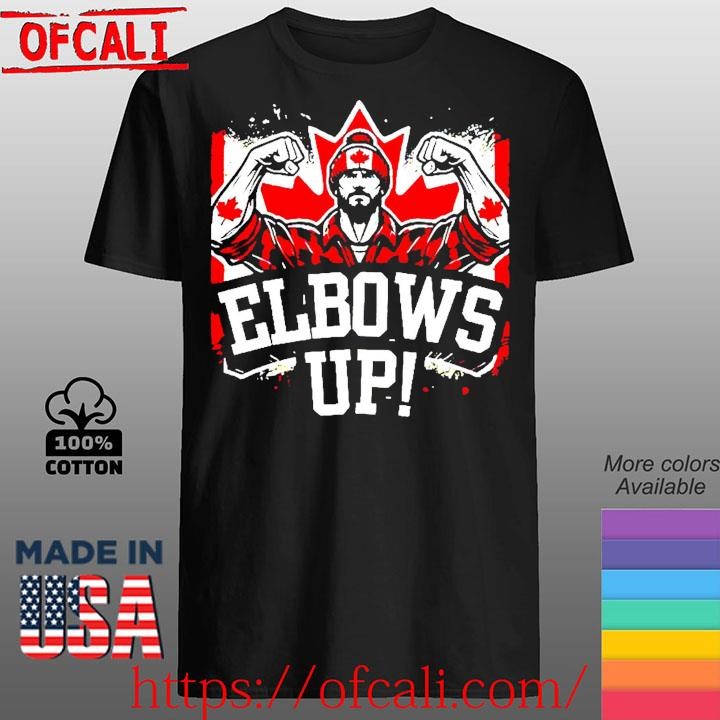 Official Elbows Up Canada Flag 2025 T-Shirts, hoodie, longsleeve ...