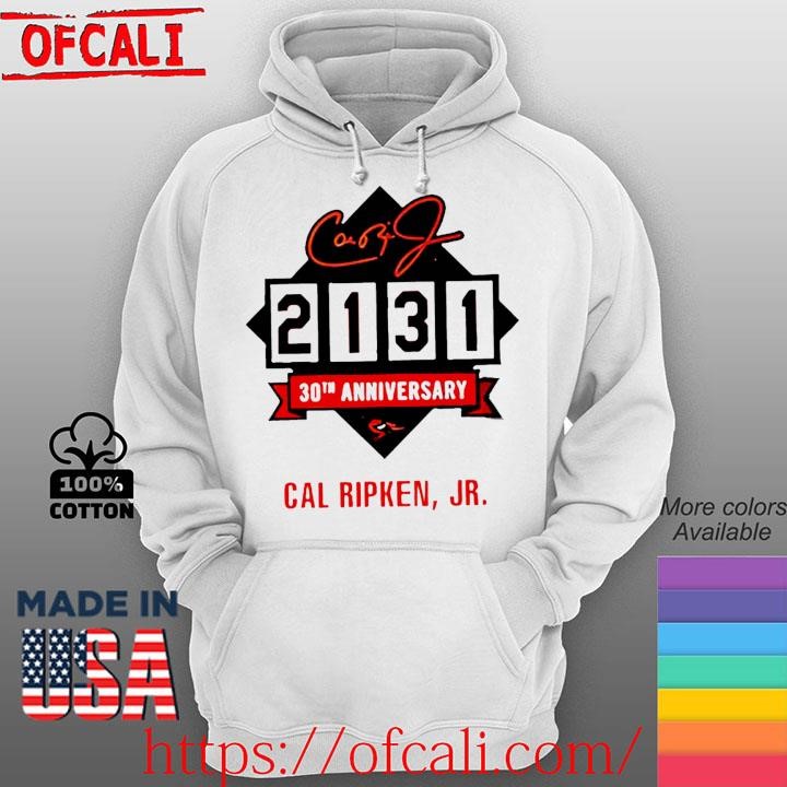 Official Cal ripken jr 2131 30th anniversary iron man of baseball 2025 ...