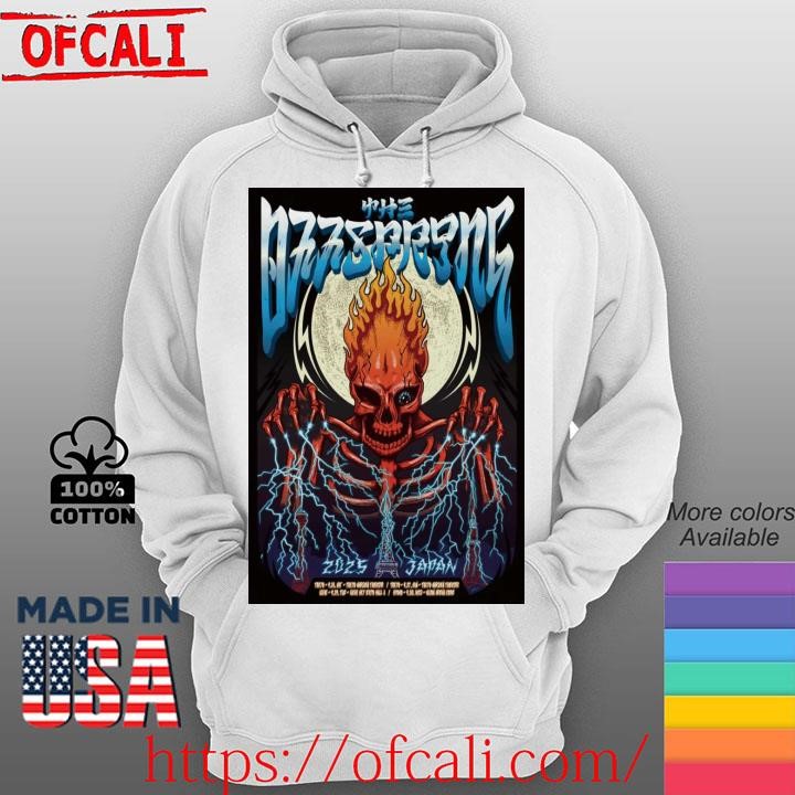 Official Skeleton The Offspring Japan Tour Concert 2025 Poster T-shirts ...