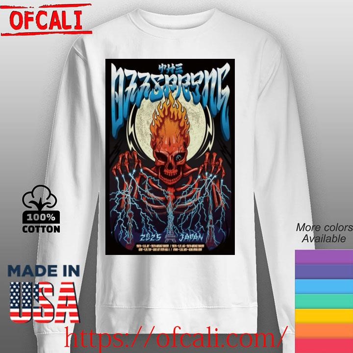 Official Skeleton The Offspring Japan Tour Concert 2025 Poster T-shirts ...