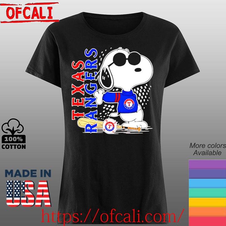 Official Texas Rangers baseball Snoopy pose 2025 T-Shirt, hoodie ...
