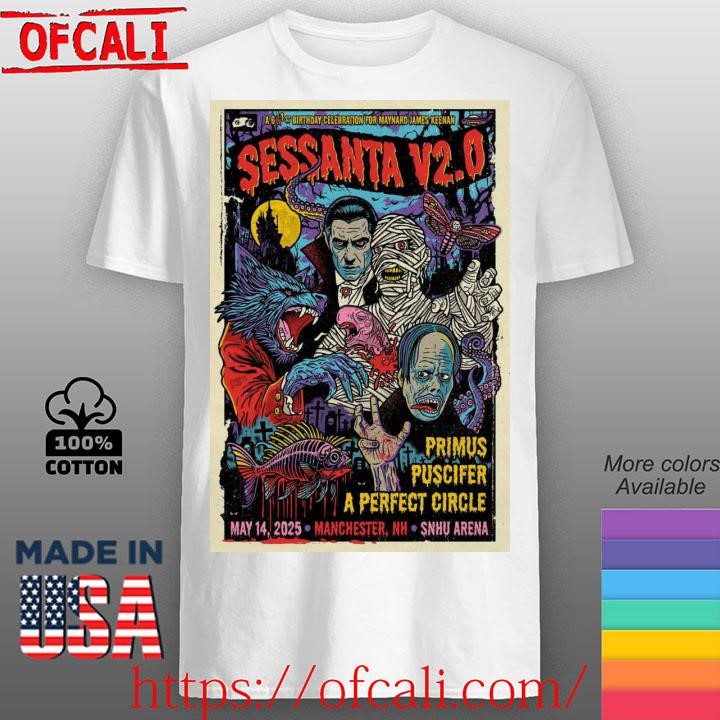 Official Sessanta V2.0 Snhu Arena Manchester, Nh May 14 2025 Tour ...