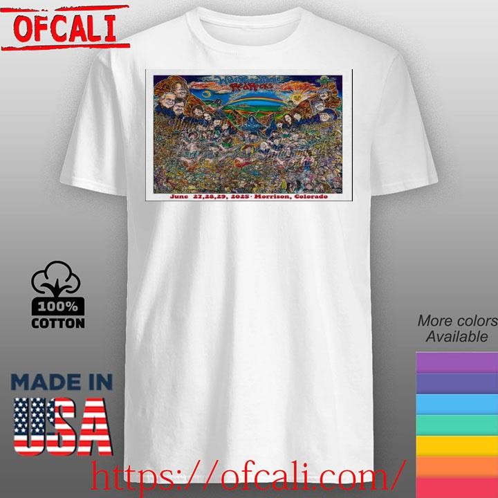 Ofcali-Official Widespread Panic Red Rocks Poster – June 27–29, 2025 ...