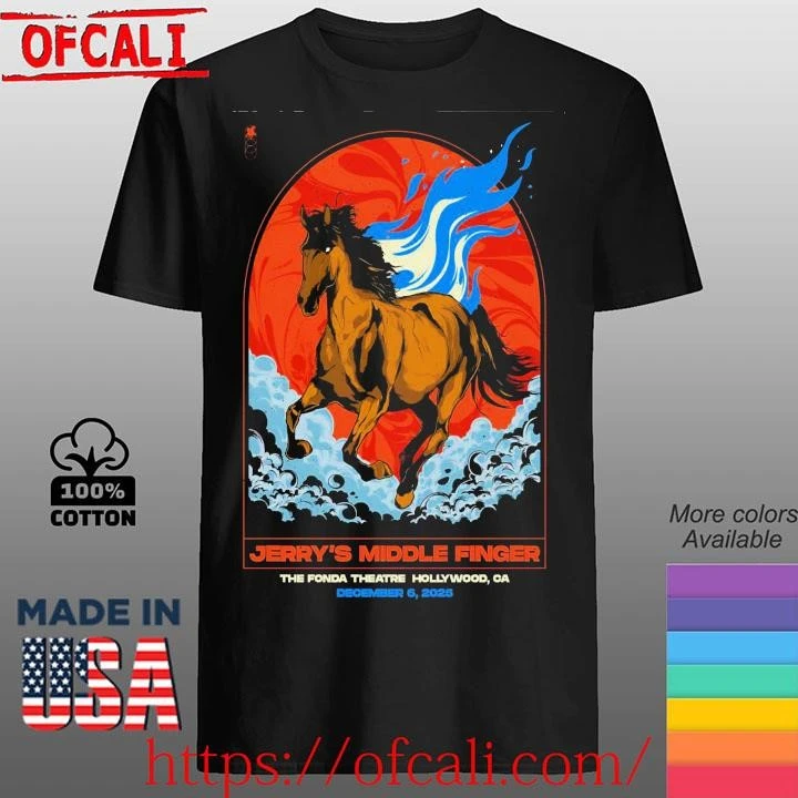 Official Jerry's Middle Finger Fonda Theatre In Hollywood CA December 6 ...