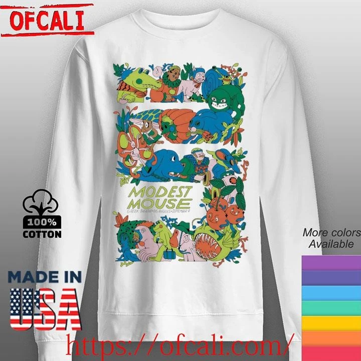 Official Modest Mouse 9-4-2025 Los Angeles CA Poster Shirt, hoodie ...